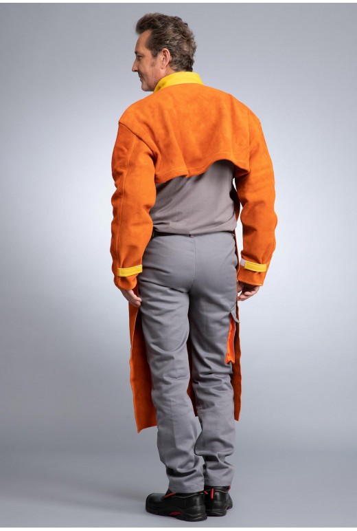 HTR leather apron for welder's bolero | EDC Protection