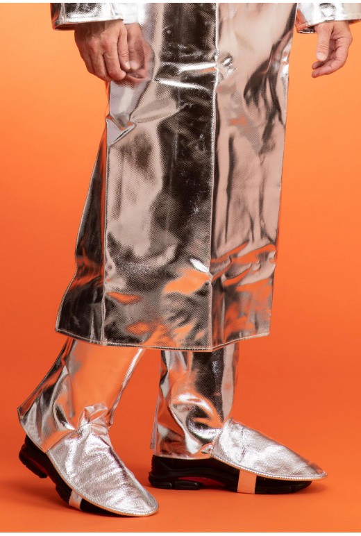 Aluminised gaiters with velcro fastener | EDC Protection