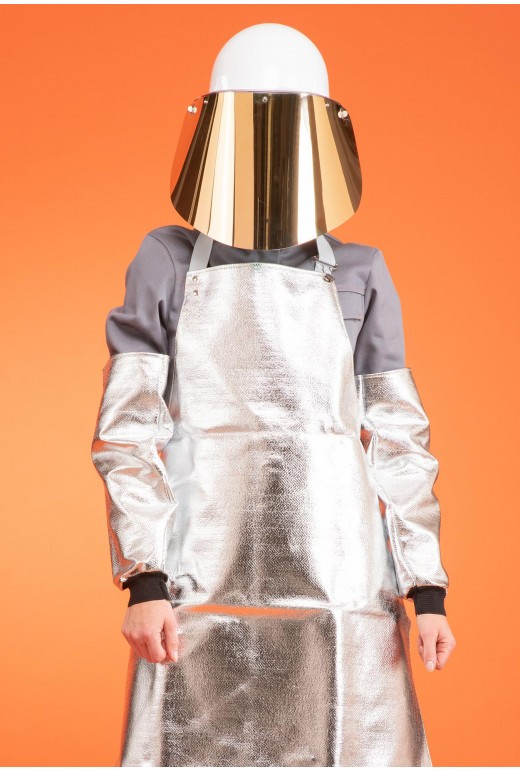 Gold polycarbonate visor | EDC Protection